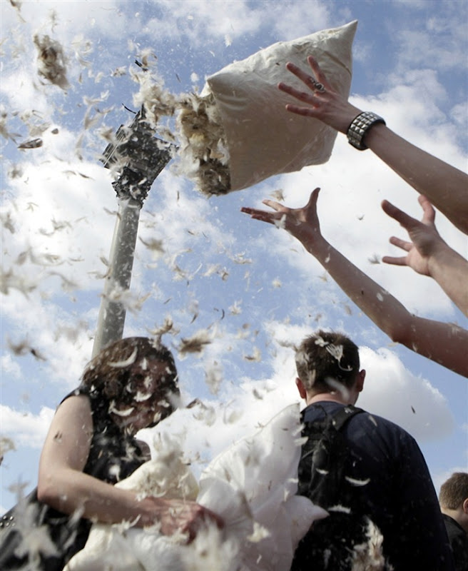 International Pillow Fight Day | Amusing Planet